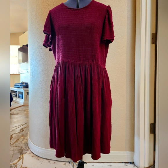 Lane Bryant | Dresses | Lane Bryant Red Dress 82 | Poshmark